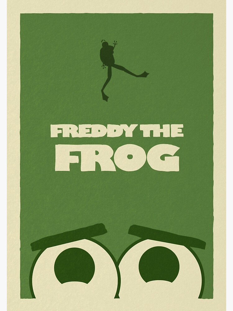 "Freddy the Frog" Poster for Sale by daveypixel | Redbubble