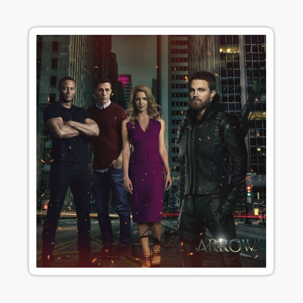 "TEAM ARROW SEASON 7." Sticker for Sale by RominaGodoy | Redbubble