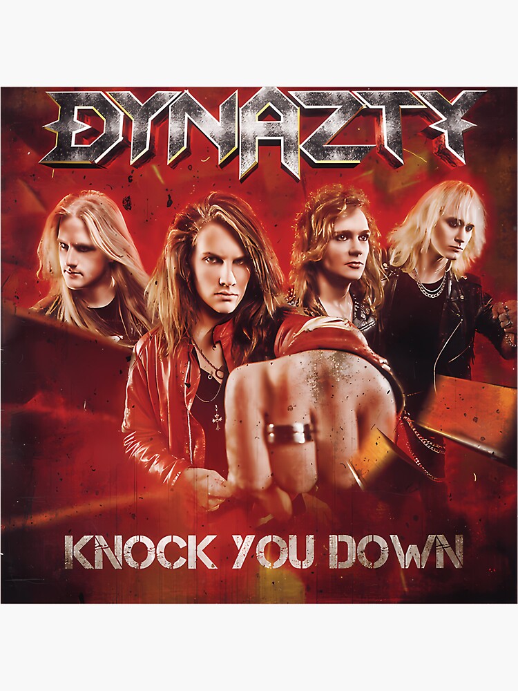Sticker for Sale mit "Dynazty - Knock You Down Album 2011" von ...
