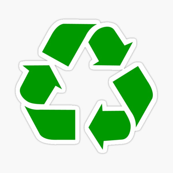 "Recycling Recycle Logo " Sticker by the-elements | Redbubble