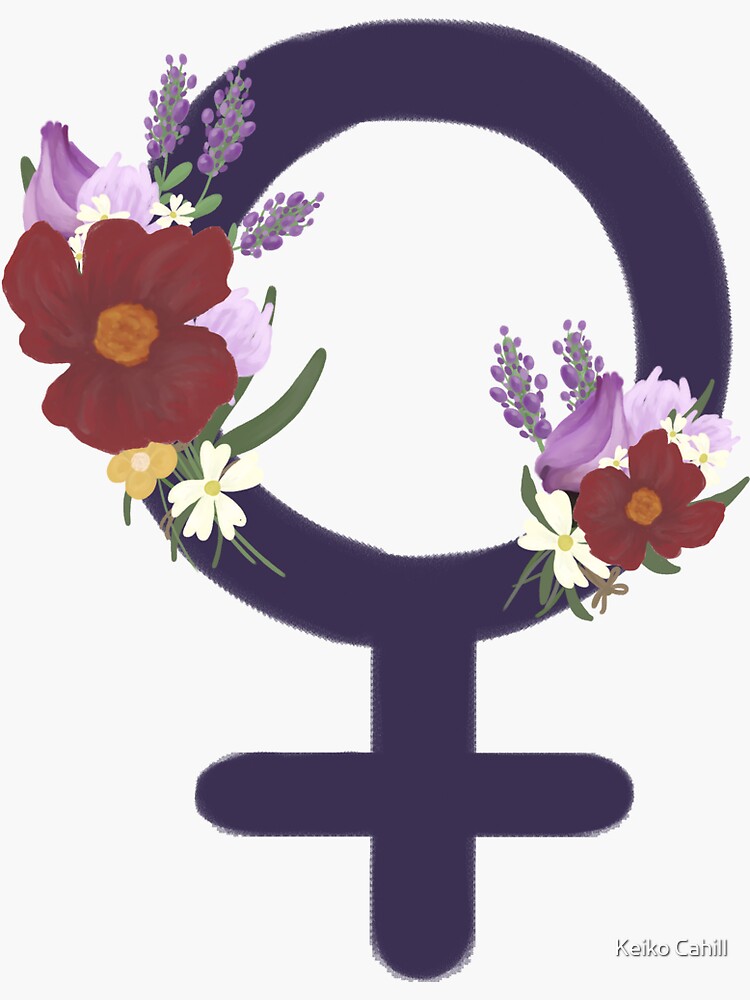 "Women's Circle Logo" Sticker by thecornerwitch | Redbubble