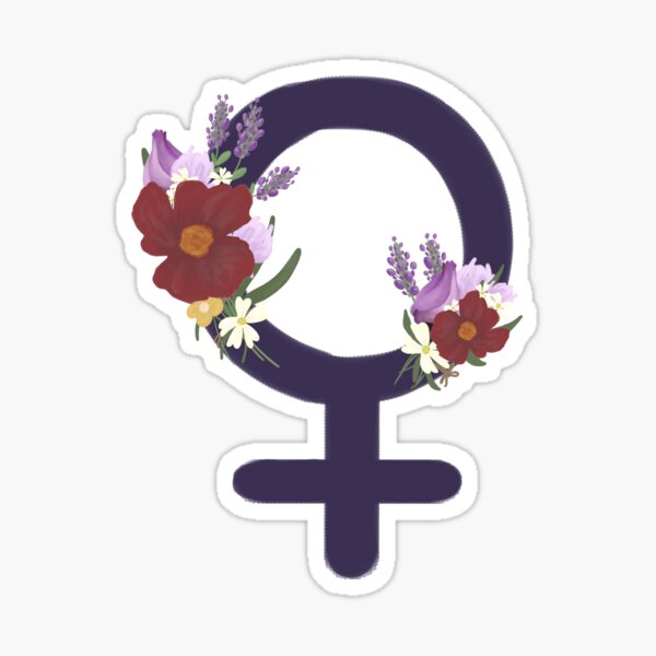 "Women's Circle Logo" Sticker by thecornerwitch | Redbubble