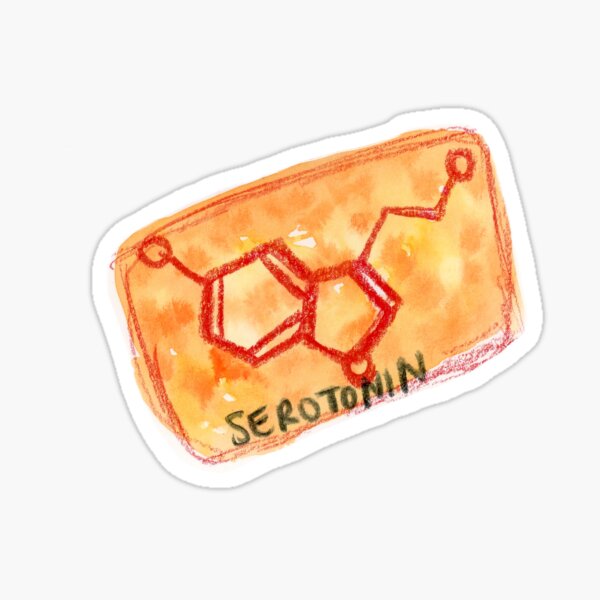 "Serotonin" Sticker for Sale by LissyLissyLou | Redbubble