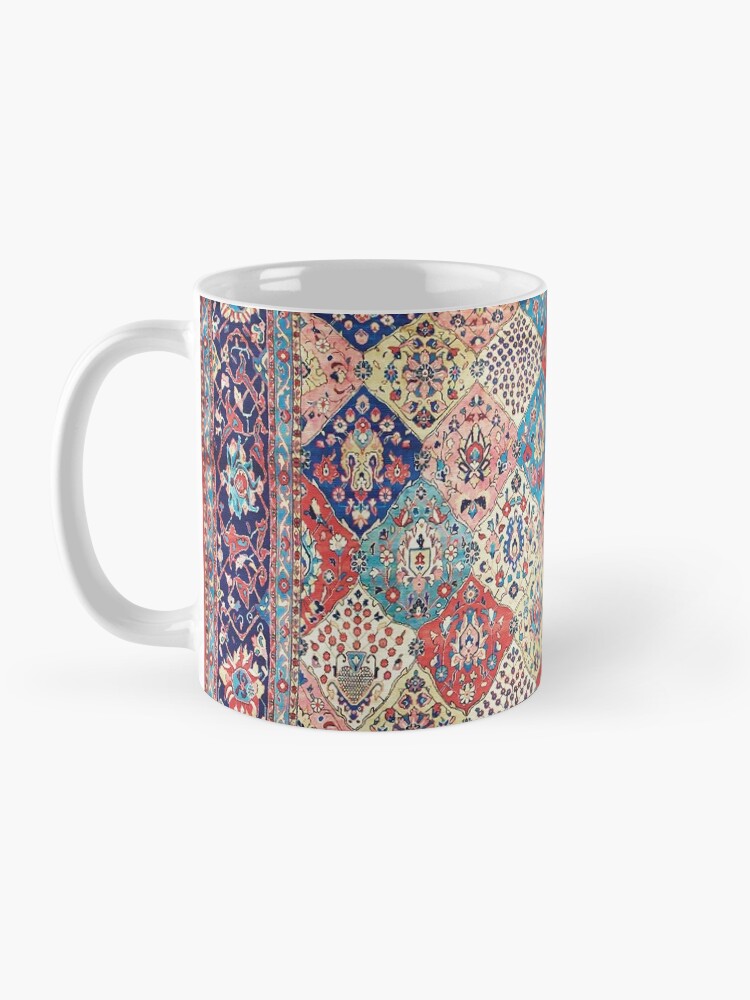 "Sarouk Safavid Persian Carpet Print" Coffee Mug for Sale by Vicky ...