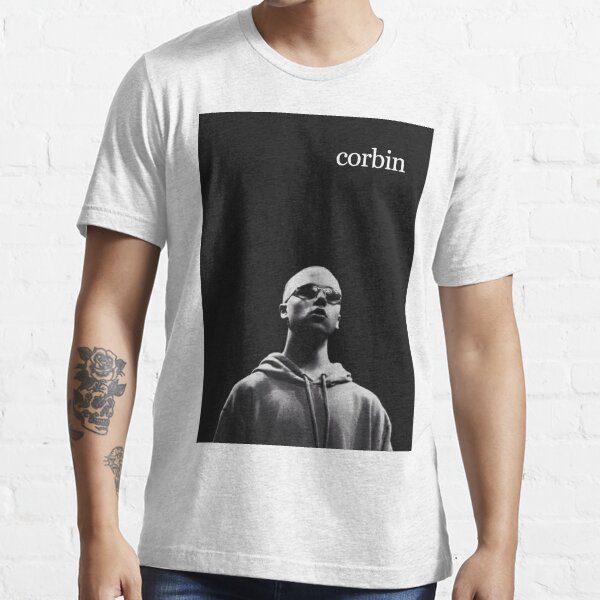 "CORBIN" T-shirt for Sale by jeffstark420 | Redbubble | spooky black t ...