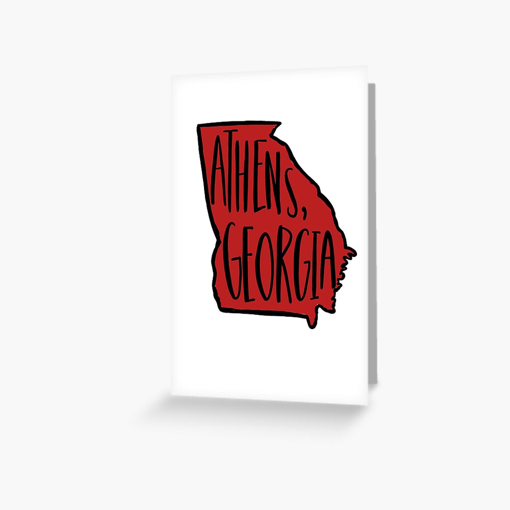 "state of georgia outline- athens, ga" Sticker for Sale by annahamby ...