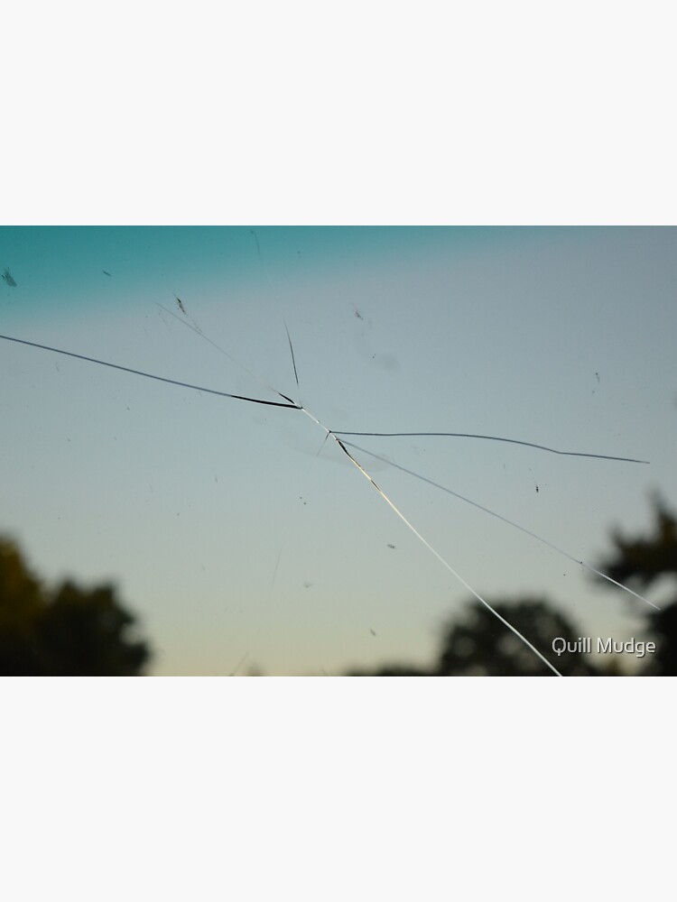 "Windshield Crack" Sticker for Sale by Zyphilda | Redbubble