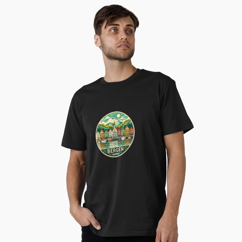 "Bergen Norway" Sticker for Sale by LoveLabDesign | Redbubble