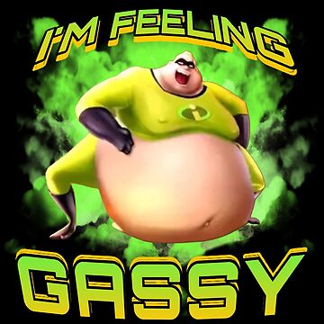 "Incredible Gassy" Sticker for Sale by Baxobhone | Redbubble
