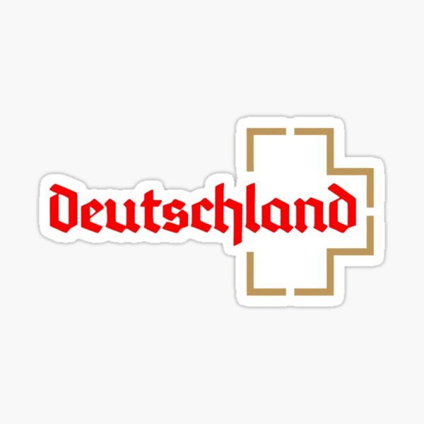 "deutschland ramstein Logo" Sticker for Sale by JameDowling | Redbubble