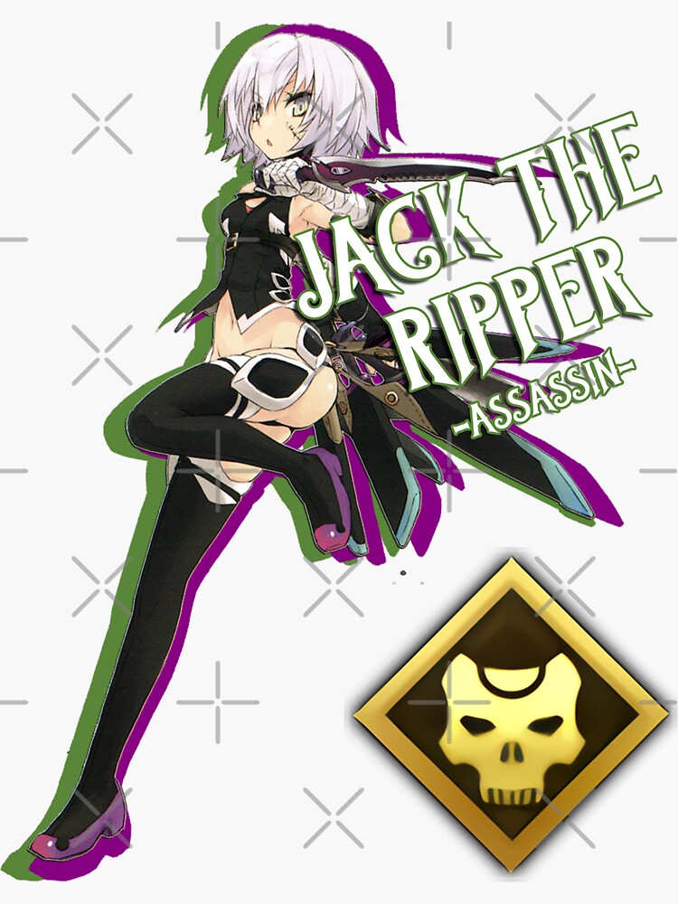 "Jack the ripper - assassin" Sticker by xEMIYA | Redbubble