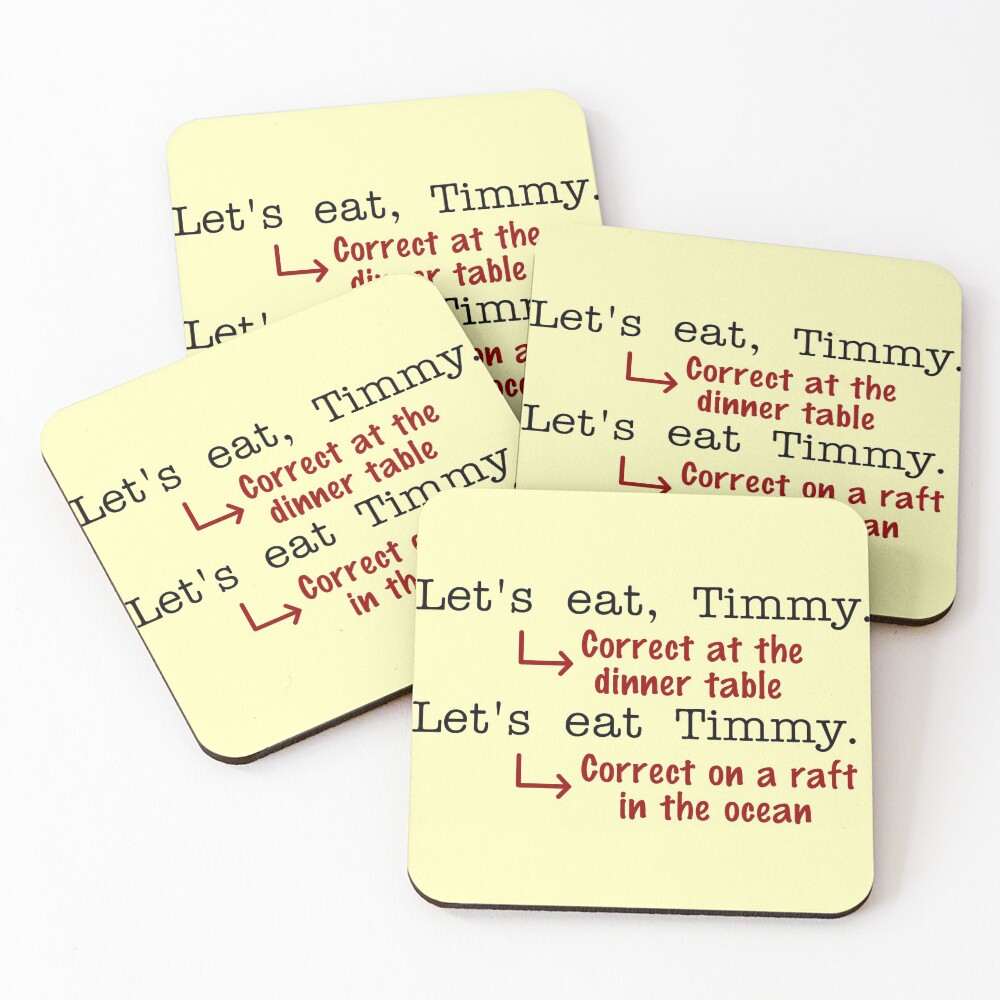 "Funny Punctuation Grammar Humor" Sticker for Sale by emkayhess | Redbubble