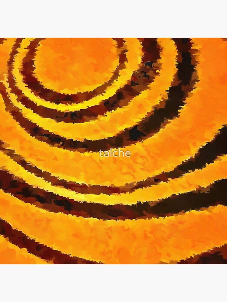 "Abstract Tiger Stripe Camouflage Colors In Orange and Brown" Poster ...