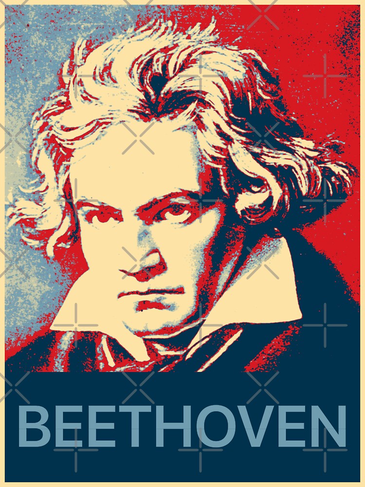 "Classical Music - Beethoven" Sticker for Sale by 2djazz | Redbubble