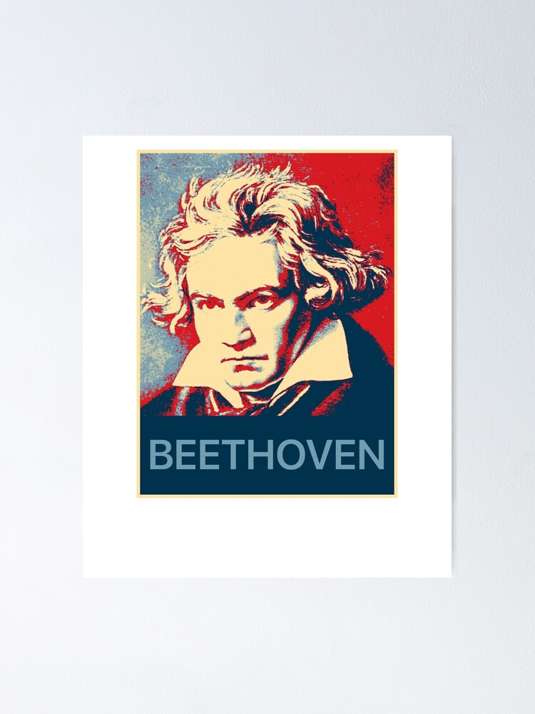 "Classical Music - Beethoven" Poster by 2djazz | Redbubble