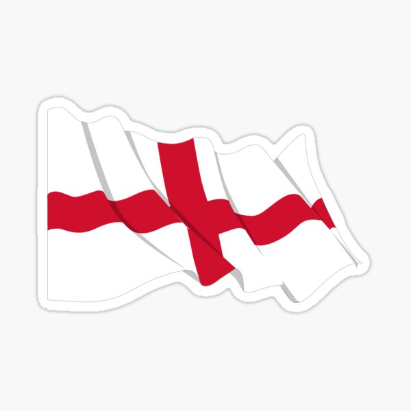 "ENGLAND FLAG FOOTBALL" Sticker by jhojho | Redbubble