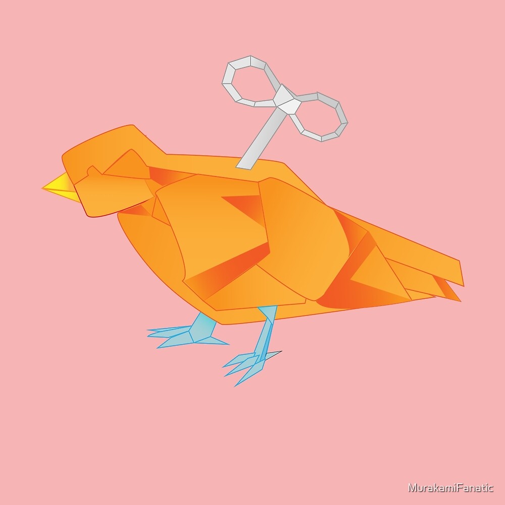 "Wind-up bird chronicle - Origami illustration -Haruki Murakami" by ...