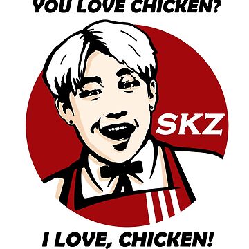 "You Love Chicken? Chan Does!" Sticker for Sale by Happisprout | Redbubble
