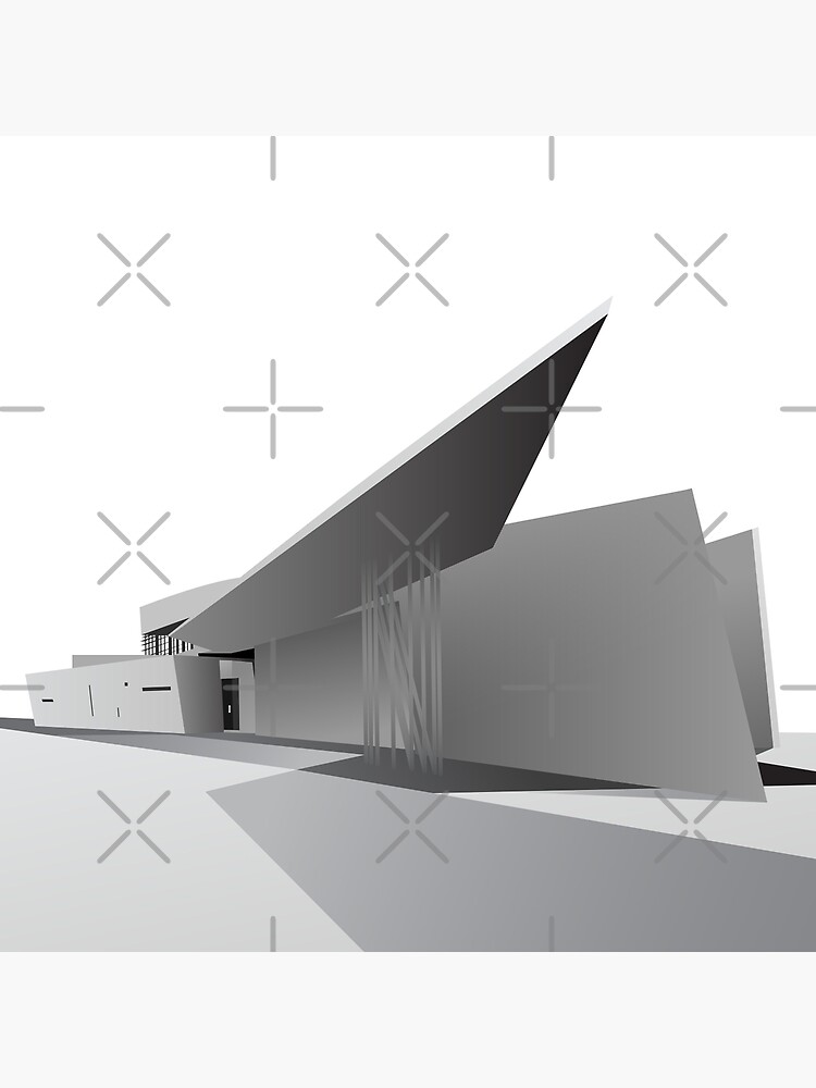 Póster «Vitra - Zaha Hadid - gris» de wicked-vector | Redbubble