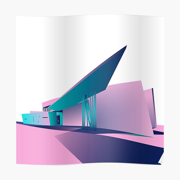 "Vitra - Zaha Hadid" Poster for Sale by wicked-vector | Redbubble