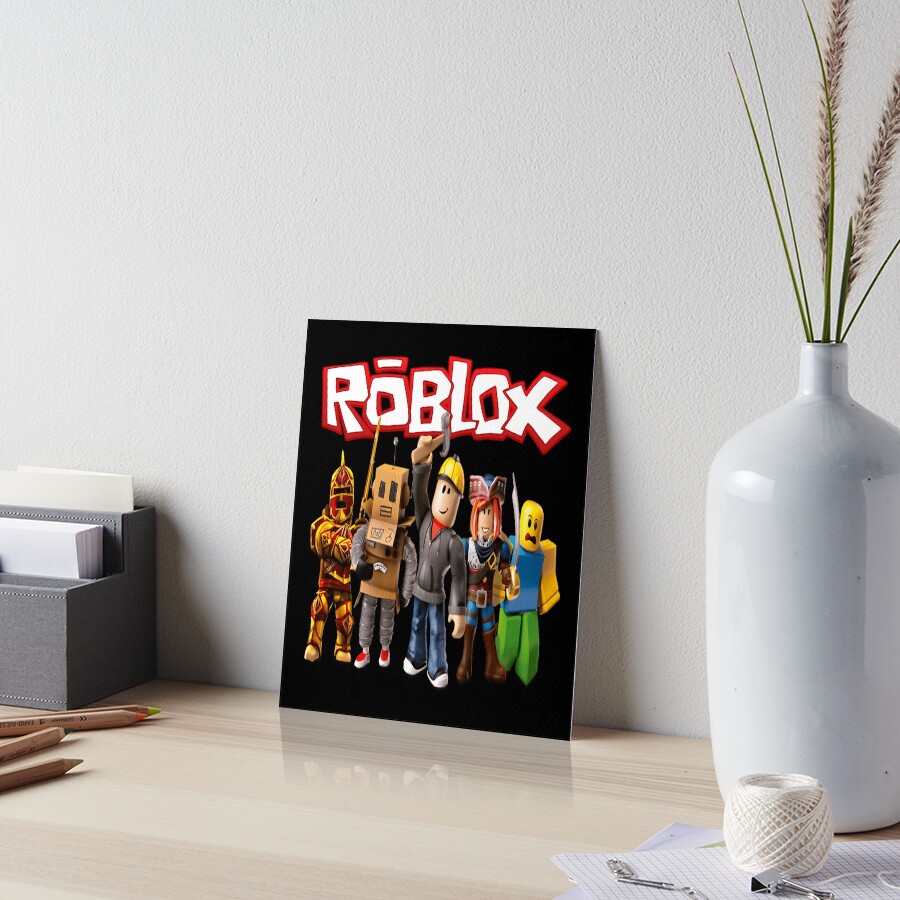 "Roblox Characters With Logo" Poster for Sale by brendauxerin | Redbubble