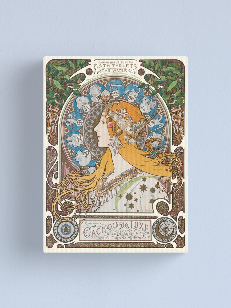 "HD. Zodiac (First version), by Alphonse Mucha (1896) HIGH DEFINITION ...