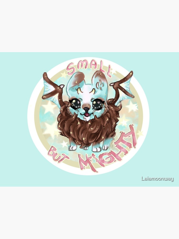 "Small but Mighty. Cute Pai" Poster by Laiamoonway | Redbubble