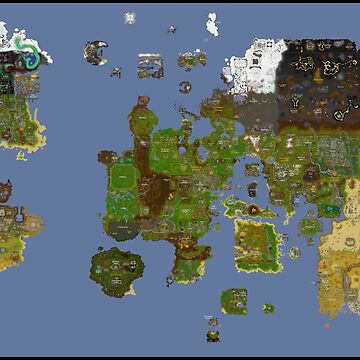 "OSRS World Map" Poster for Sale by HayaMerch | Redbubble