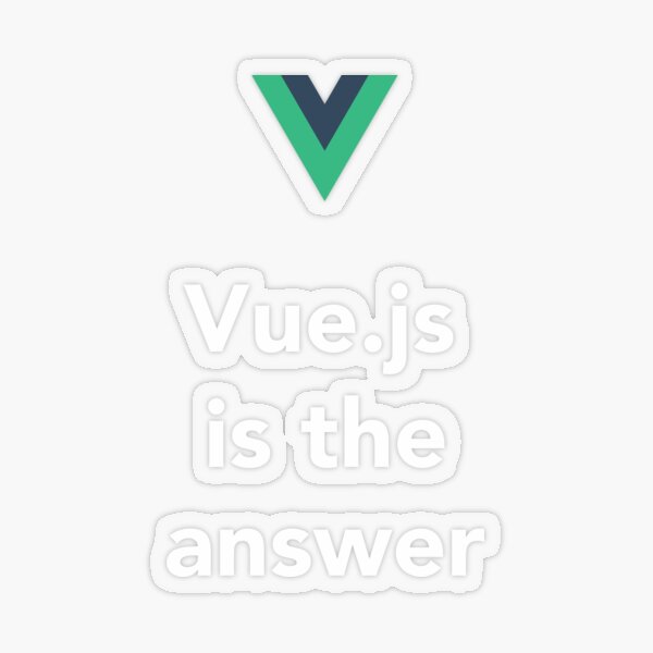 Vuejs Vuejs Javascript Framework Sticker For Sale By Vladocar Redbubble