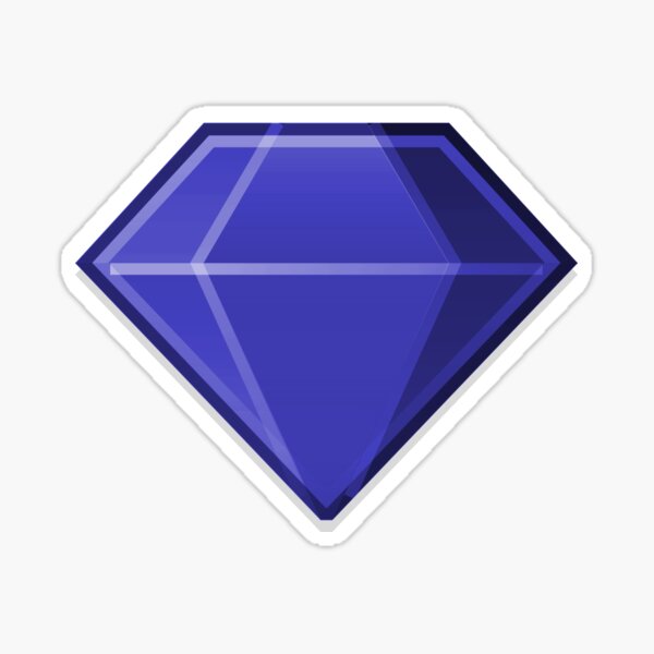 "Dark Blue Gem Sticker" Sticker for Sale by phandiltees | Redbubble