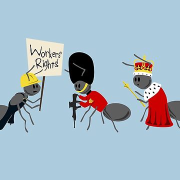 "Worker Ant, Soldier Ant, Queen Ant" Sticker for Sale by jezkemp ...