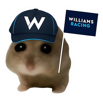 "F1 Williams Racing Hamster" Sticker for Sale by R1ch0c | Redbubble