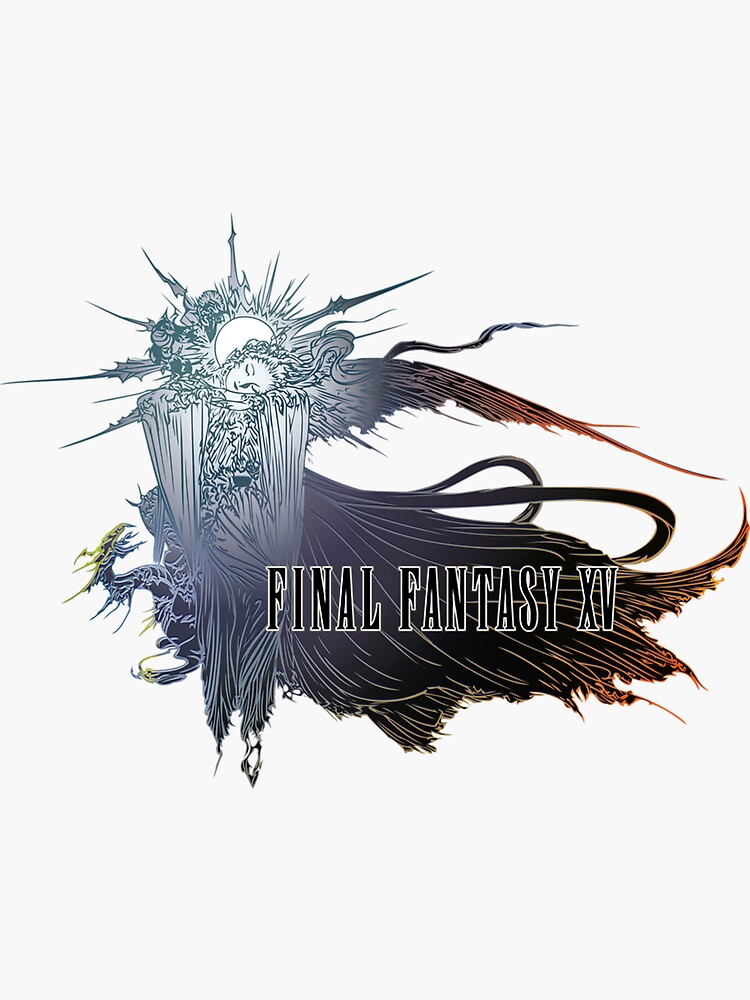"Final Fantasy XV Logo" Sticker by SugoiPotato | Redbubble