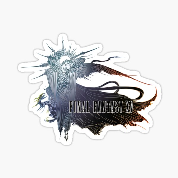 "Final Fantasy XV Logo" Sticker by SugoiPotato | Redbubble