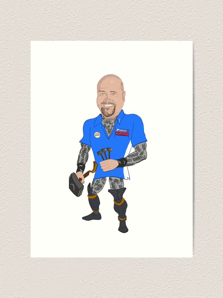 "Andy 'The Hammer' Hamilton" Art Print for Sale by spacemonkey89 ...