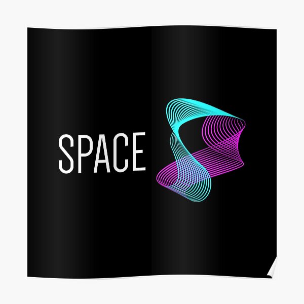 "Space String Black" Poster for Sale by AndroidZ | Redbubble