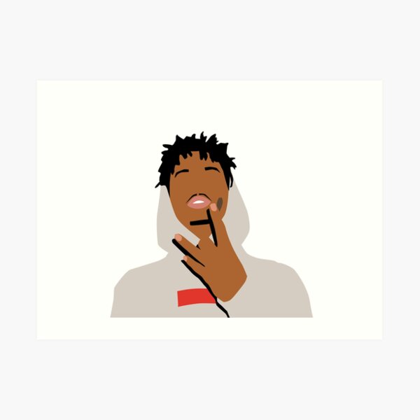 "Playboi Carti Cartoon" Art Print for Sale by damesdesigns | Redbubble