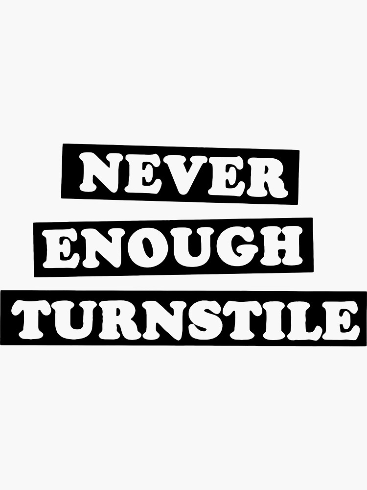 "turnstile merch" Sticker for Sale by Weirdismo-Art | Redbubble