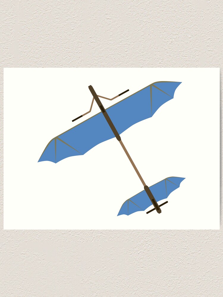 "Aang's Blue Glider" Art Print for Sale by CatyAnne | Redbubble