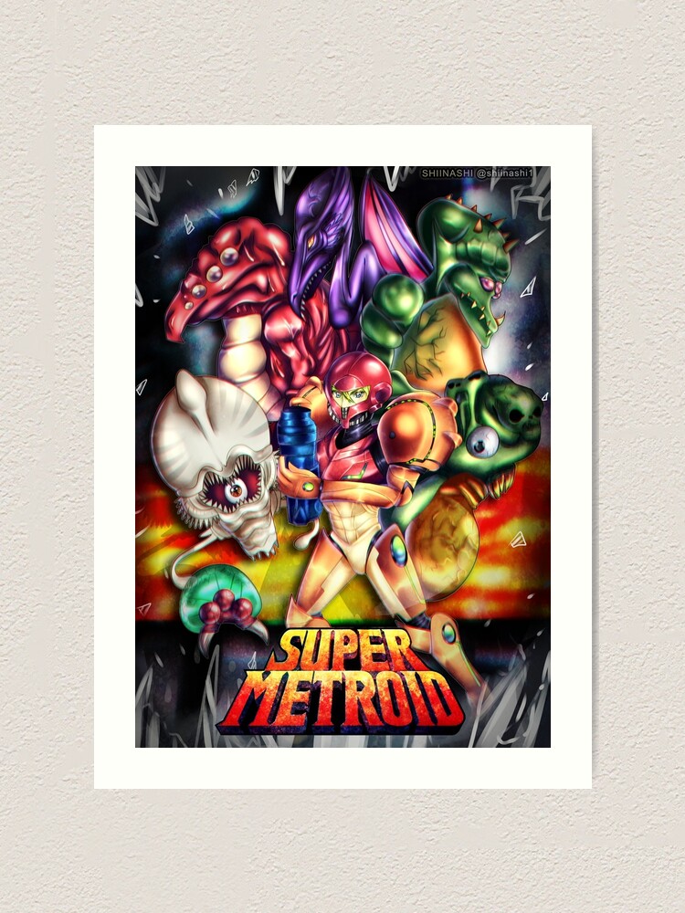 "Super Metroid" Art Print by Shiinashi | Redbubble