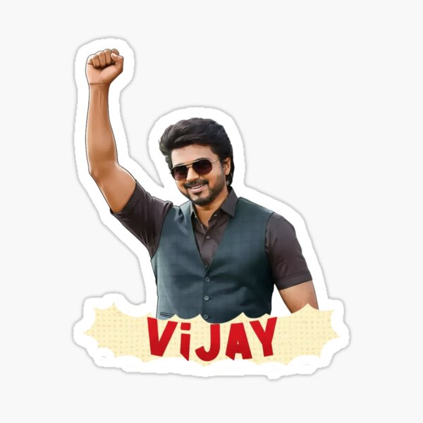 "Thalapathy Vijay" Sticker for Sale by francous03 | Redbubble
