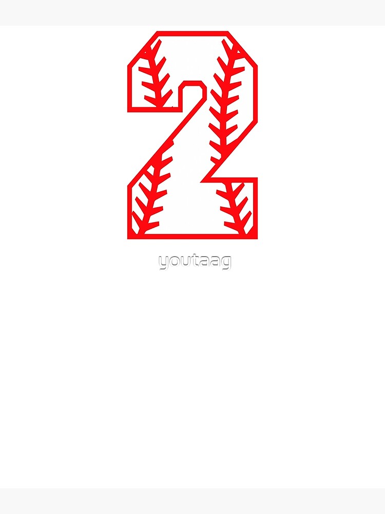 "BASEBALL NUMBER 2" Poster for Sale by youtaag | Redbubble