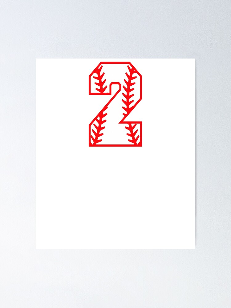 "BASEBALL NUMBER 2" Poster for Sale by youtaag | Redbubble