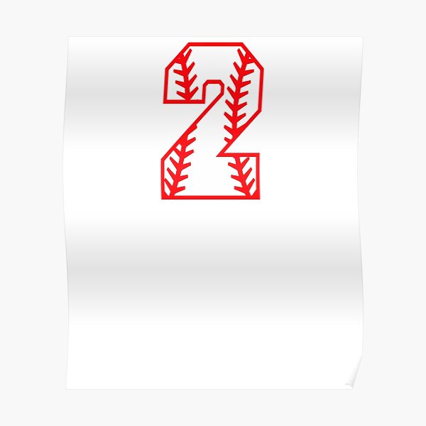 "BASEBALL NUMBER 2" Poster by youtaag | Redbubble
