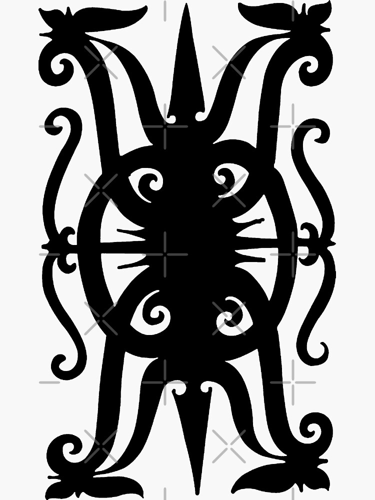 "Sarawakian Tattoo" Sticker for Sale by reynieyl | Redbubble