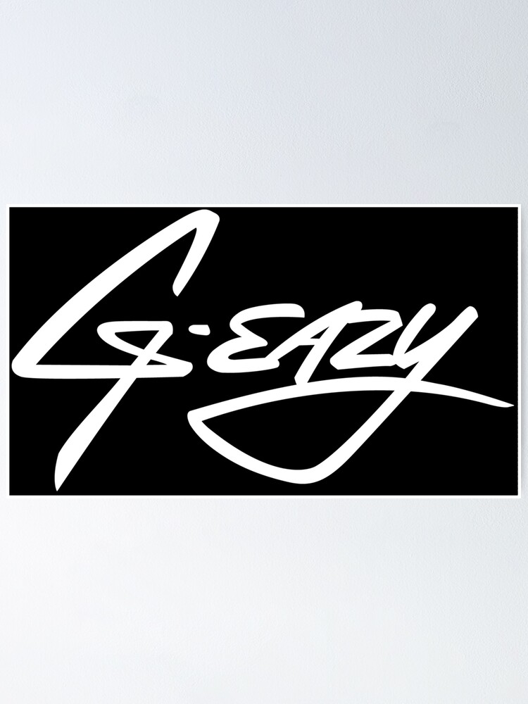 "G EAZY" Poster for Sale by lindabrown9 | Redbubble