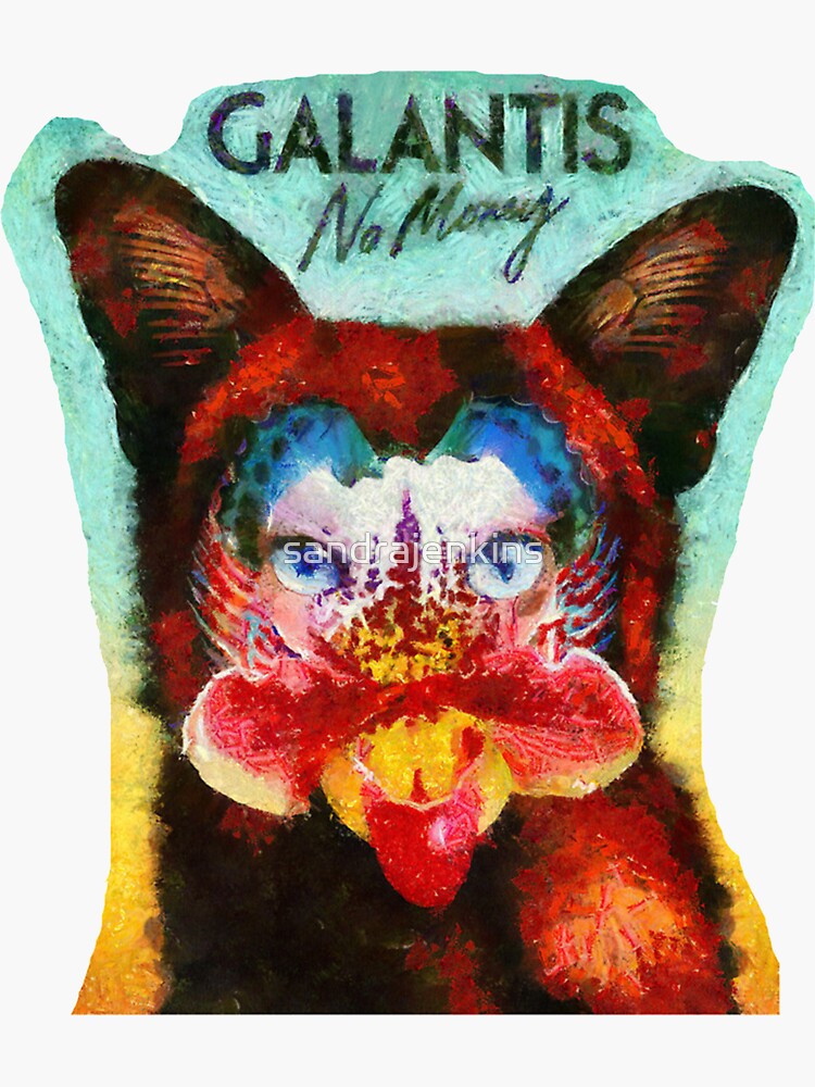 "GALANTIS" Sticker for Sale by sandrajenkins | Redbubble