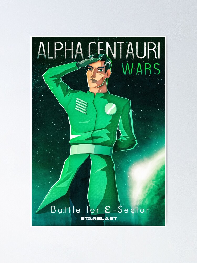 Poster « Alpha Centauri Wars - Bataille pour le secteur électronique ...
