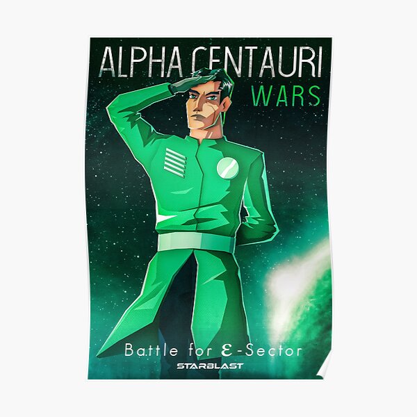 Poster « Alpha Centauri Wars - Bataille pour le secteur électronique ...