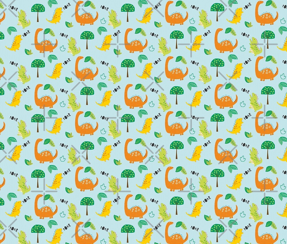 "Jurassic Pattern" by Cory Reid | Redbubble